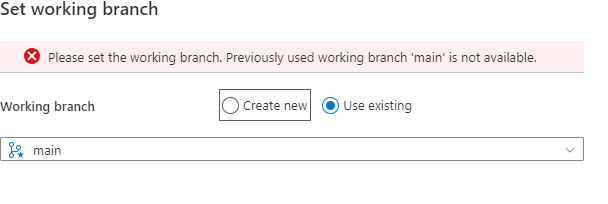 Azure Synapse GIT integration issue - Microsoft Q&A