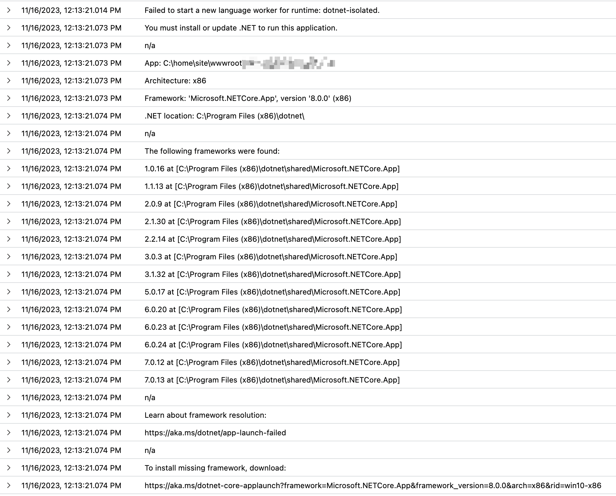 .NET8 not yet available on all instances running on Azure Functions ...