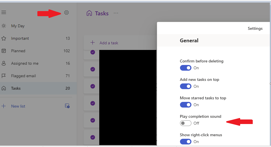 Task Completed DING in Outlook - Microsoft Q&A
