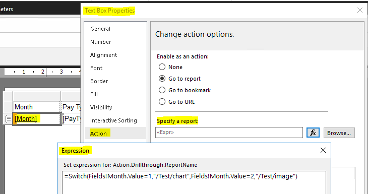 How to control multiple subreport from a tablix - Microsoft Q&A