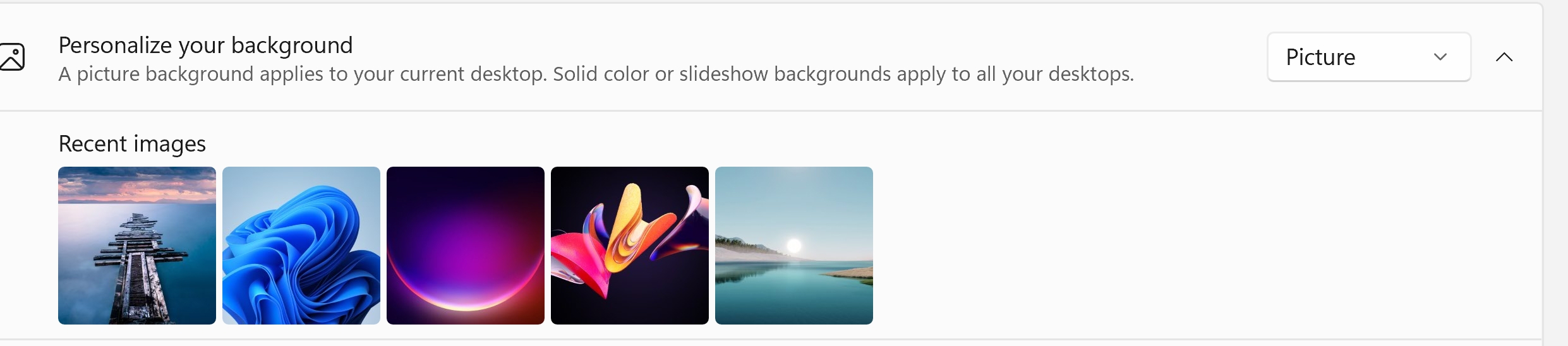 Background personalization "Slideshow" option doesn't work - Microsoft Q&A