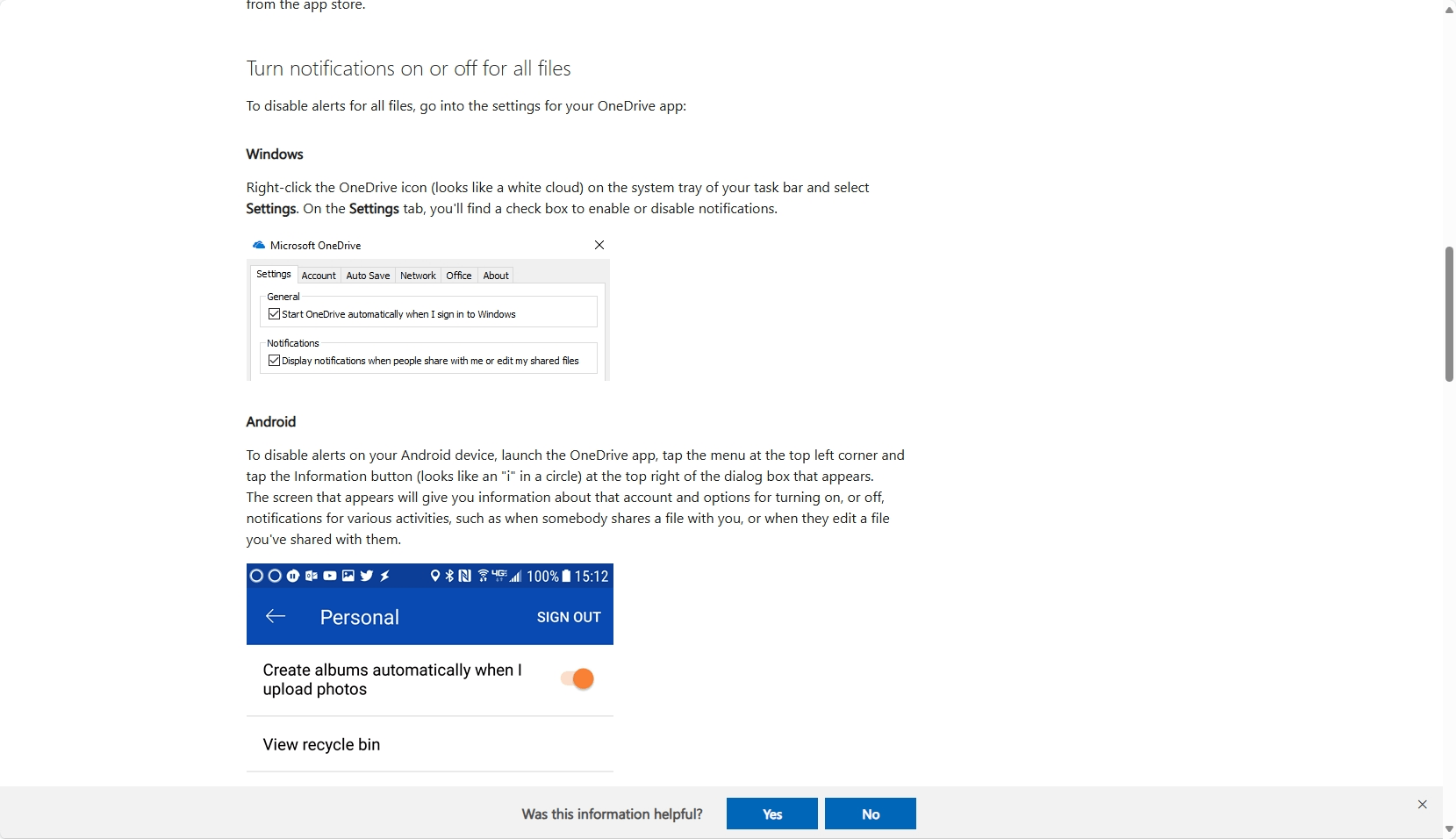 stop notifications from being shared - Microsoft Q&A