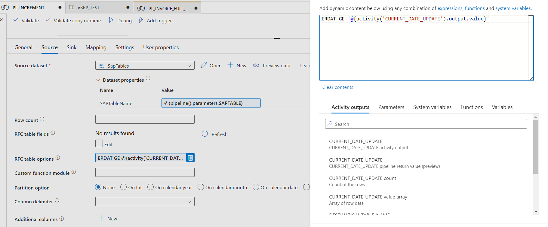 Pre-copy Script Issue - Microsoft Q&A