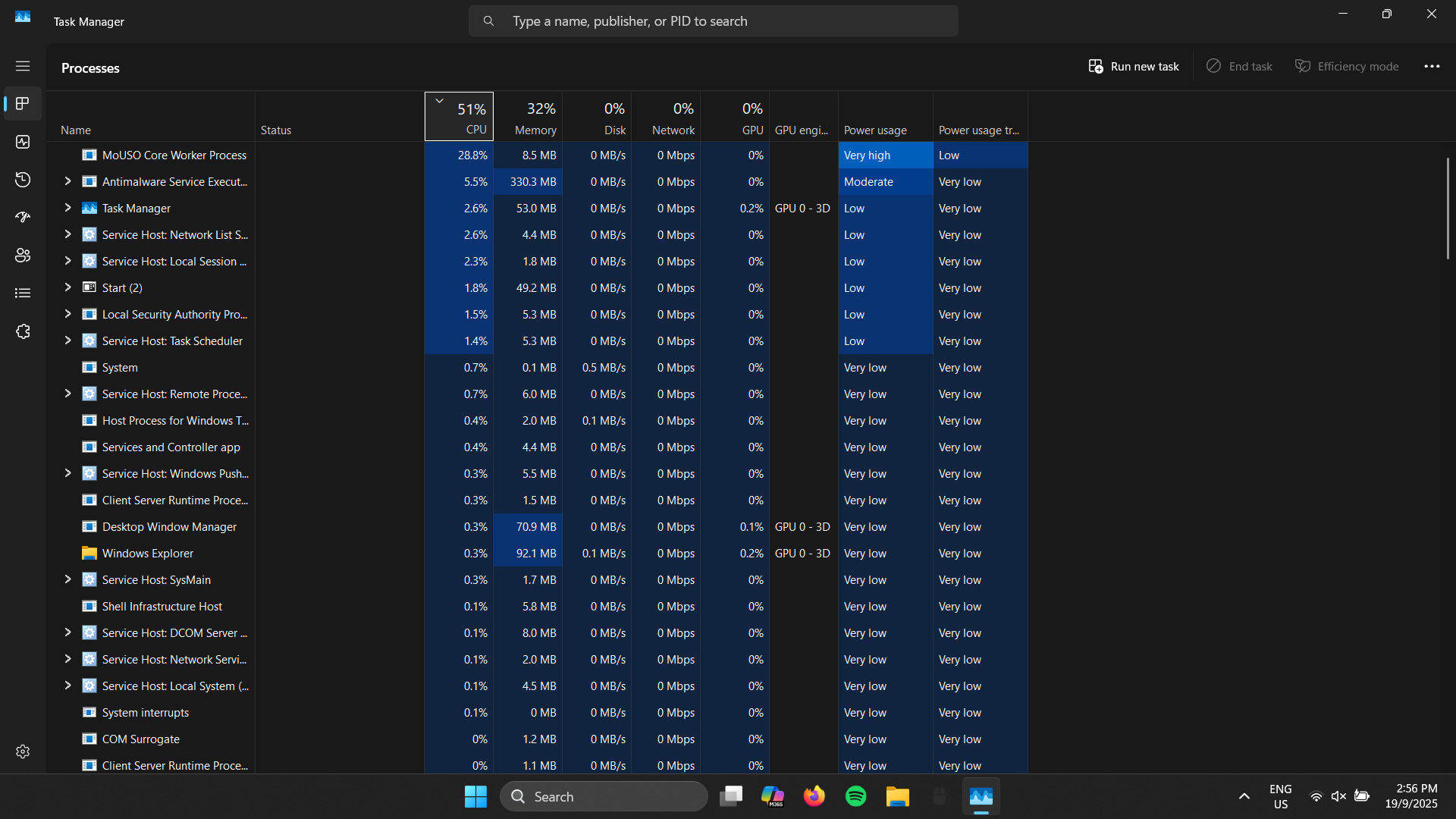 moUSO Core Worker Process bugging out and uses significant cpu usage - Microsoft Q&A