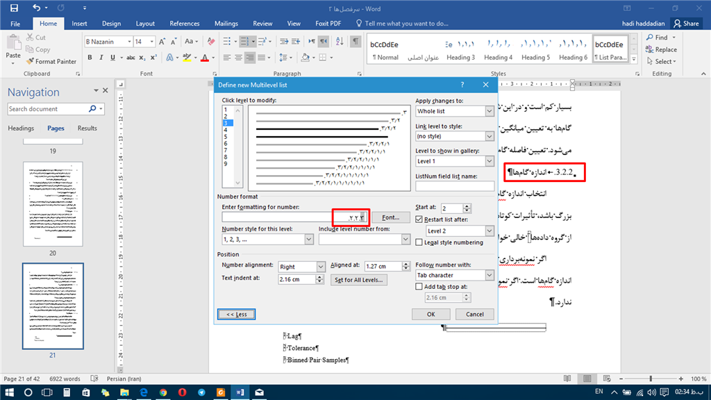 context numbering - Microsoft Q&A