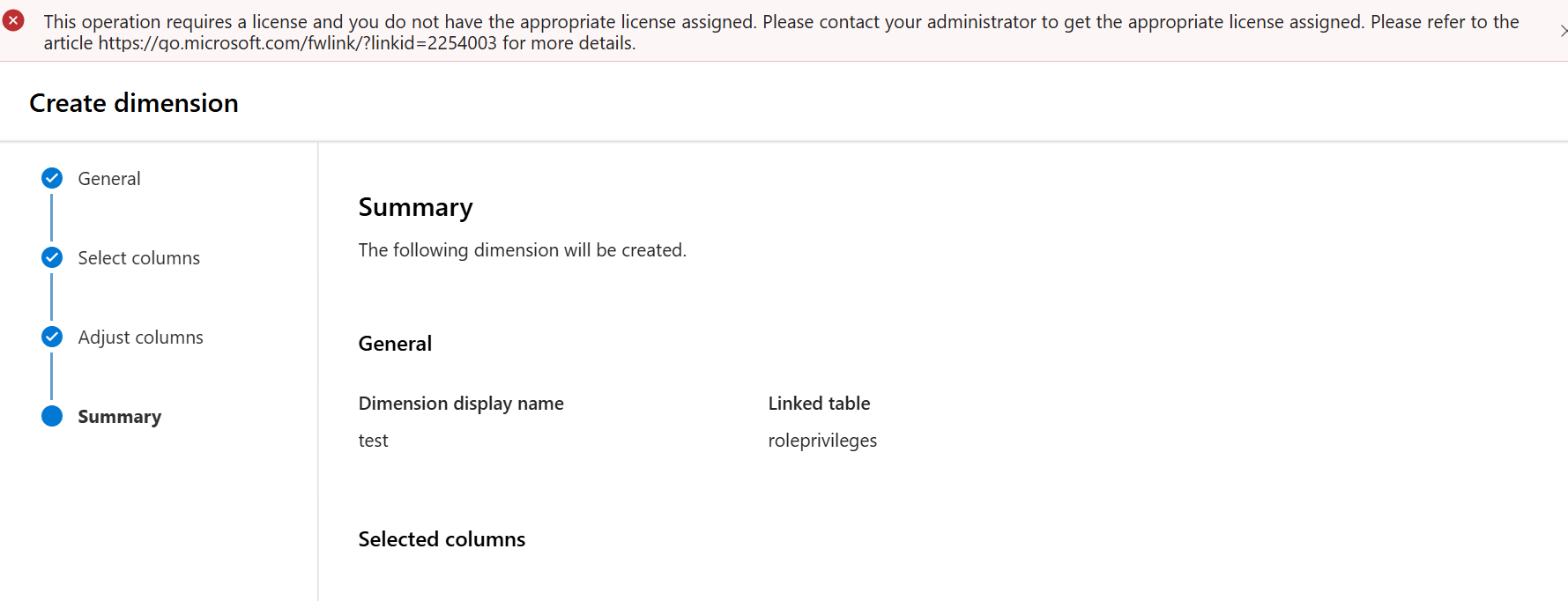 Business Performance planning Unable to Load Data - Microsoft Q&A