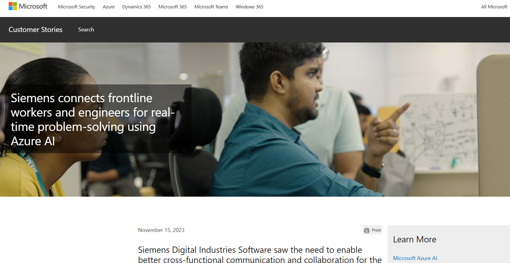 Case study link in “Understand generative AI” is broken - Microsoft Q&A