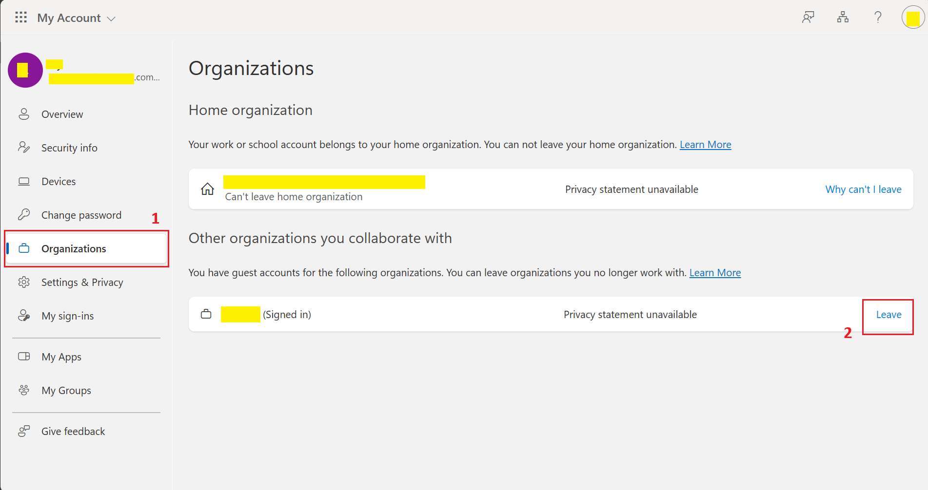 How to leave the organizations in teams as guest - Microsoft Q&A