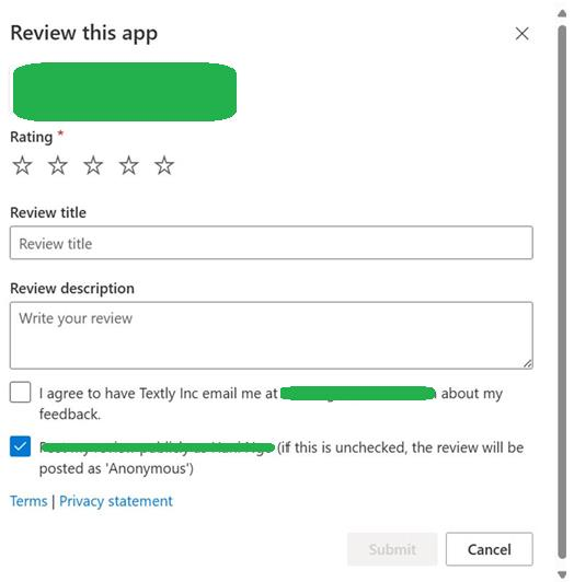 How do I rate an Outlook add-in? - Microsoft Q&A