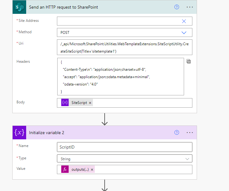 How can I create a template for SharePoint that shows up under the ...