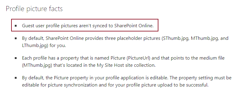 External guest user profile picture update - Microsoft Q&A