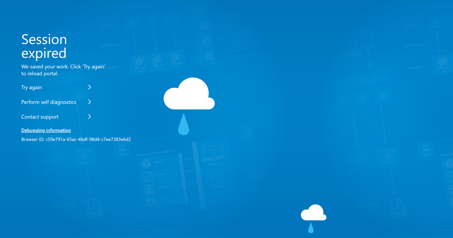 Azure goes into session expired loop after logging in. Can you please help? - Microsoft Q&A