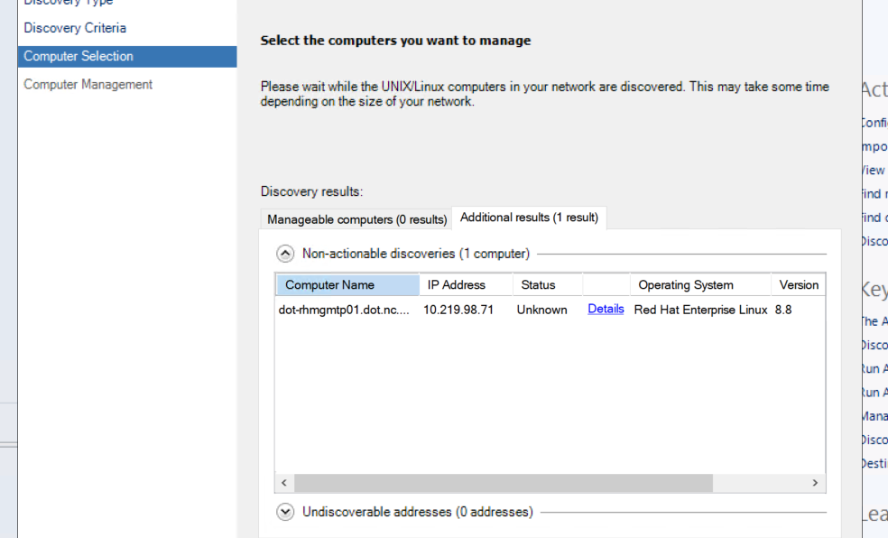 SCOM 2019 deploying agents to RHEL 8 servers keeps failing - Exit Code ... SCOM 2019 deploying agents to RHEL 8 servers keeps failing - Exit Code ...