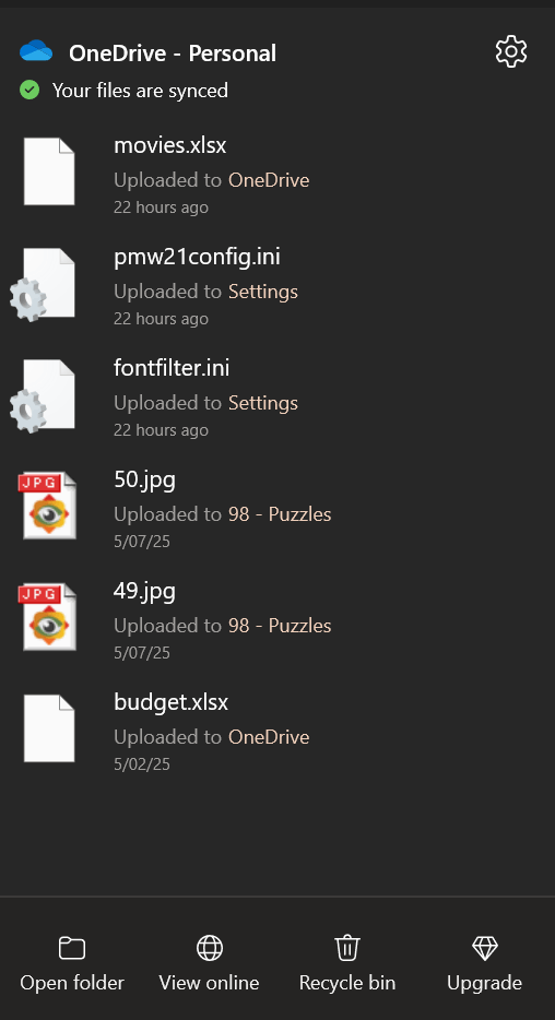 Onedrive in taskbar not clearing - Microsoft Q&A
