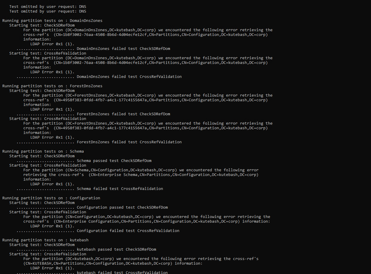 [AD] Replication Error, messed up domain, don't know what is going on ...