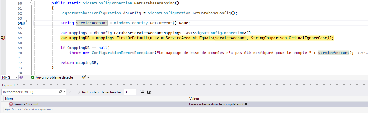 Spy do not show value when remote debugging azure App service - Microsoft Q&A