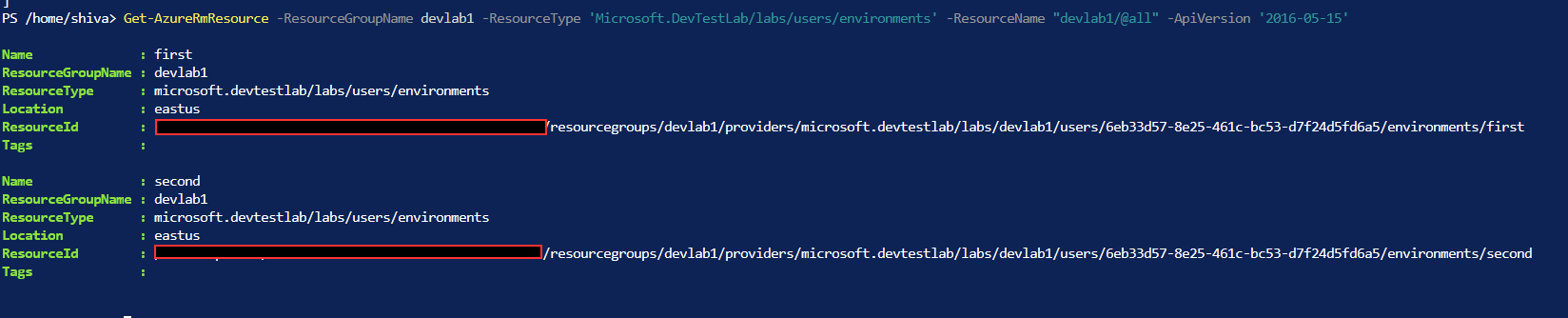 How Can I Find All Devtest Labs Environments Via Powershell Microsoft Qanda