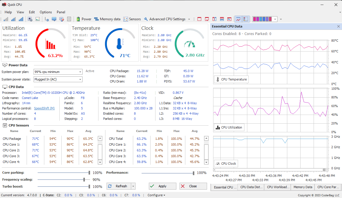 Is 94 Degree Celsius bad for a cpu without any throttling or underperformance by the cpu ...