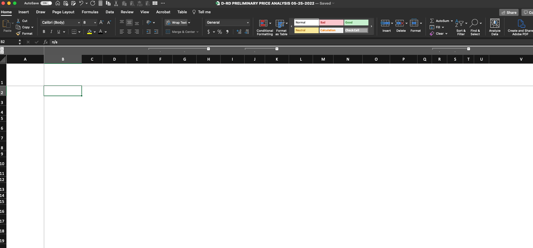 Mac Excel sheet goes white/blank - Microsoft Q&A