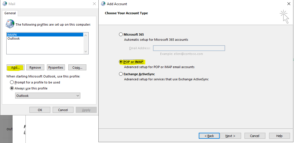 Windows Outlook 2021 does not work for Yahoo - Microsoft Q&A