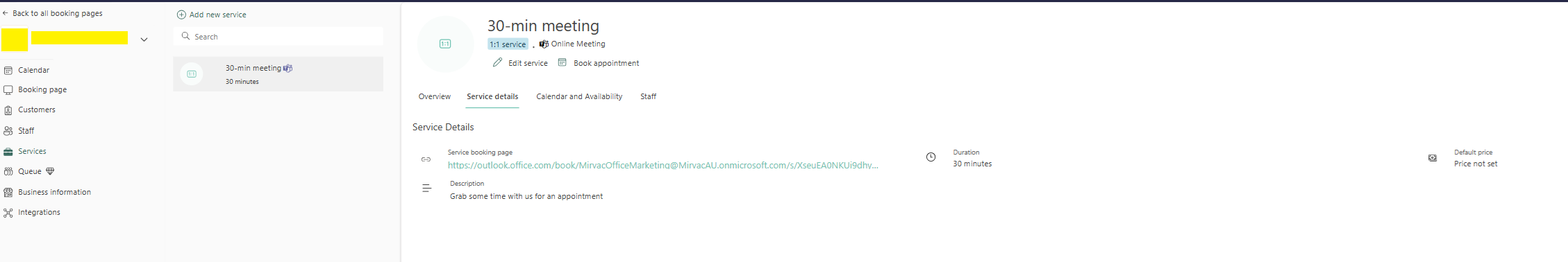 Incorrect time slots are showing in Microsoft Booking form - Microsoft Q&A