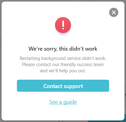 Windows Background Services need to restart - looks hinky (turns out it ...