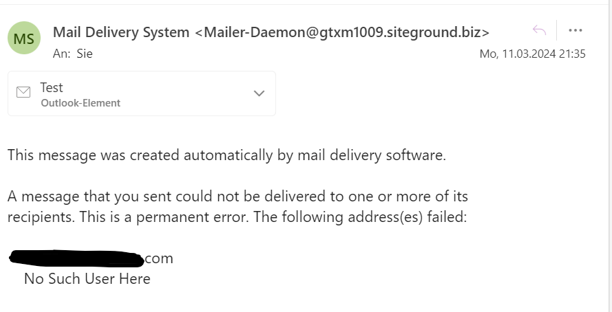 No Such User Here - Microsoft Q&A