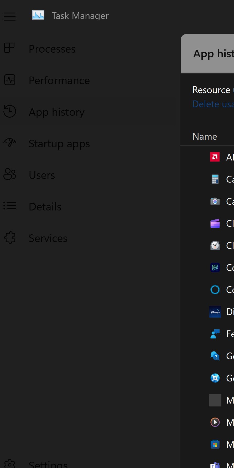 black task manager - Microsoft Q&A