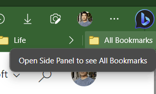 Remove the "All Bookmark" tab on Edge - Microsoft Q&A
