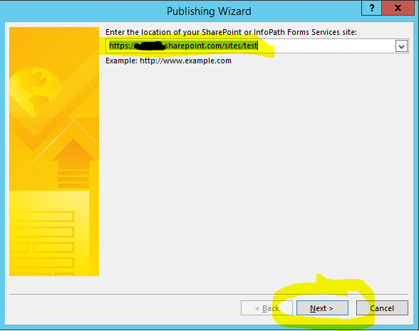 InfoPath 2013 doesn't publish form library templates to Sharepoint ...