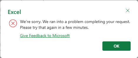 Shared Excel workbook is not allowing some users to insert or delete cells, rows, or columns ...