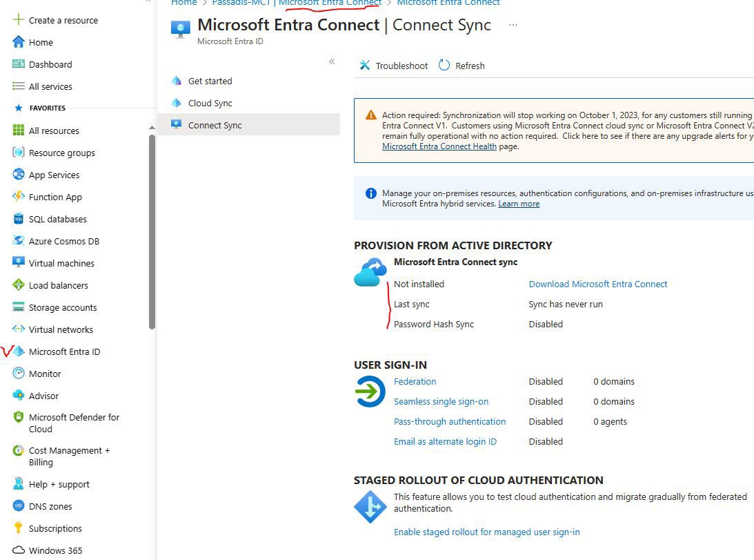 Does uninstalling the ADConnect - Entra Connect tool place M365 in ...