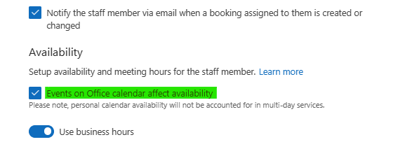 Microsoft Bookings - Double Booking - Microsoft Q&A