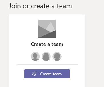 Why can't I create a team in Microsoft Teams? The option is not ...