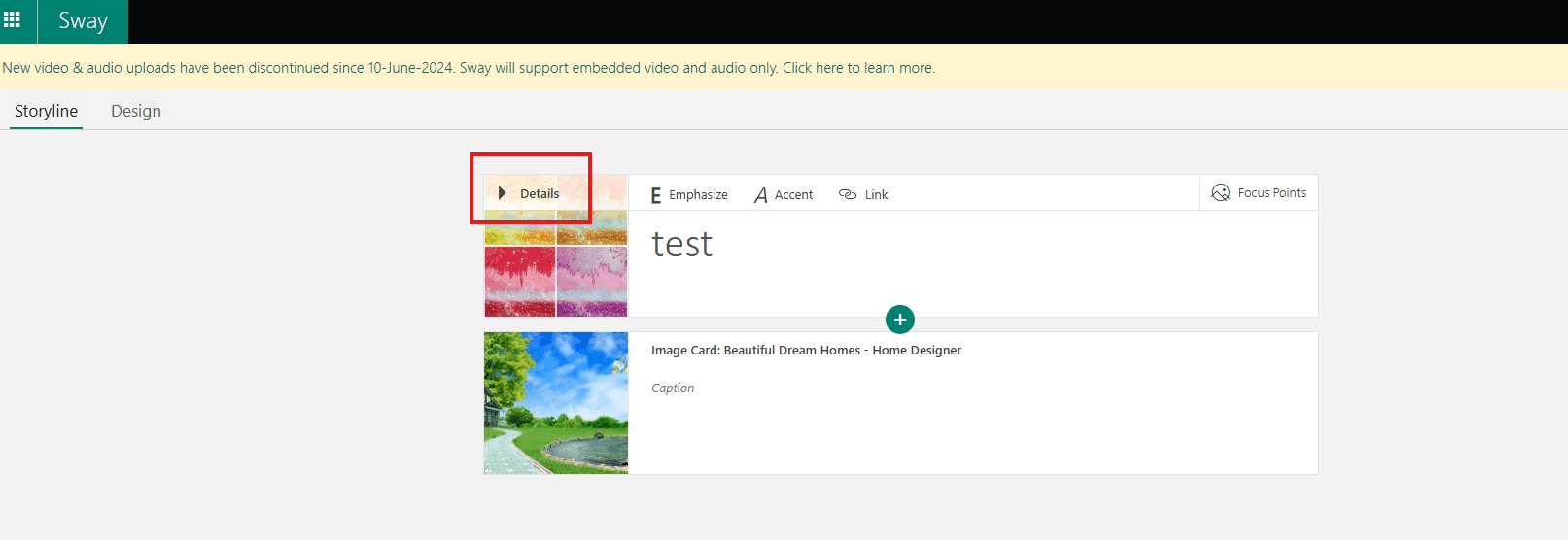 Changing Photos in Sway (Either backgrounds or image cards) - Microsoft Q&A