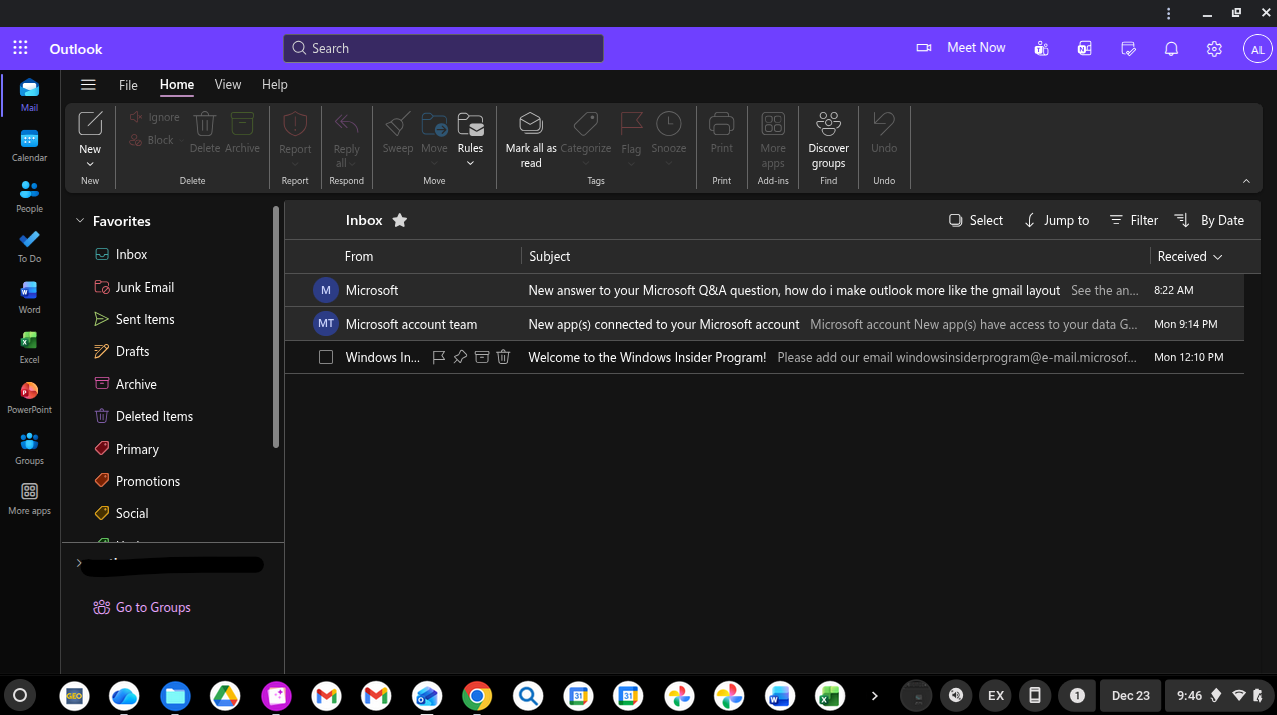 ads in outlook - Microsoft Q&A