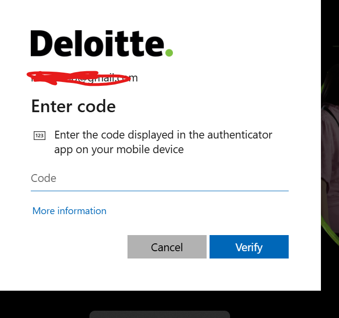 I Am Unable To Login Through My Personal Account To Azure, It's 