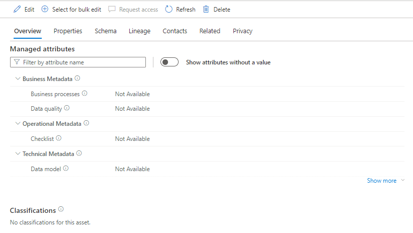 How to get Managed Attributes field details from Purview from their ...
