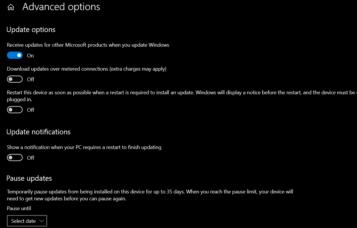 How Do I Select How Windows Updates In Windows 10 Pro - Microsoft Q&A