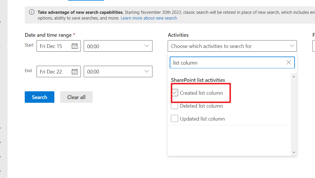 SharePoint Audit - How to see who created a list column that has now ...