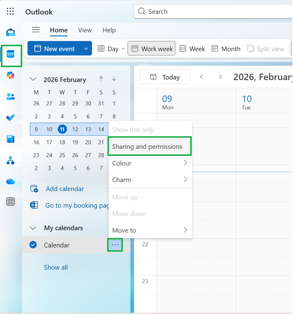 How can I set up a shared calendar with three colleagues ? - Microsoft Q&A