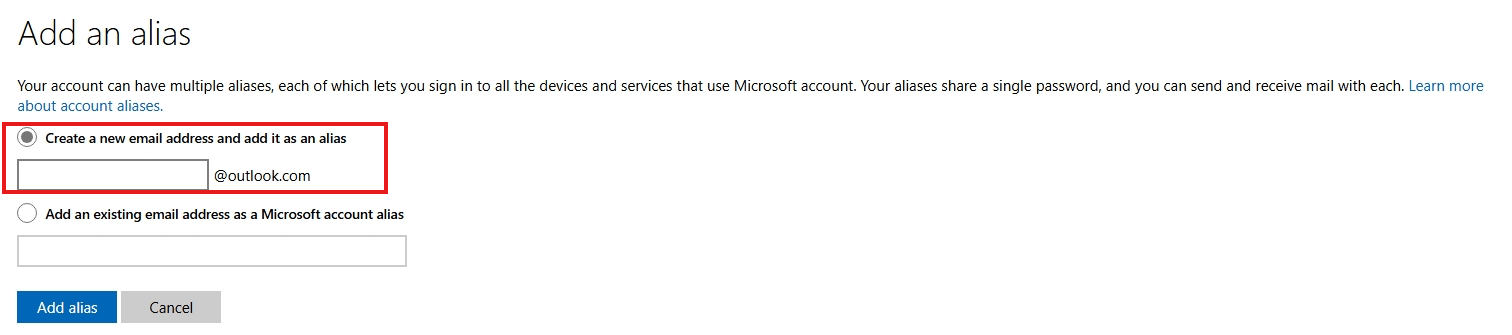 Really unsatisfactory purchase with no information about outlook email ...