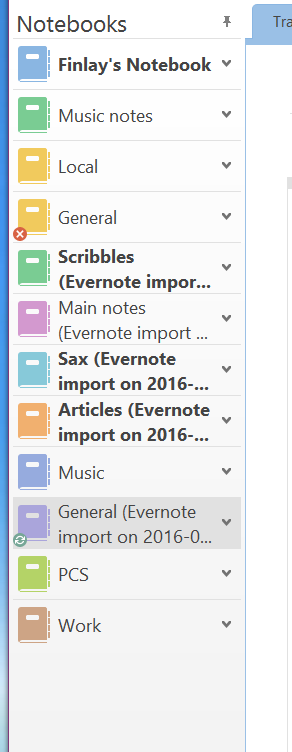 Onenote 2016 : Notebooks in bold - Microsoft Q&A