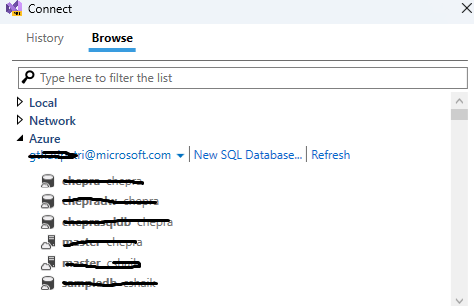 Connect to Azure Sql Server from Visual Studio 2022 - Microsoft Q&A
