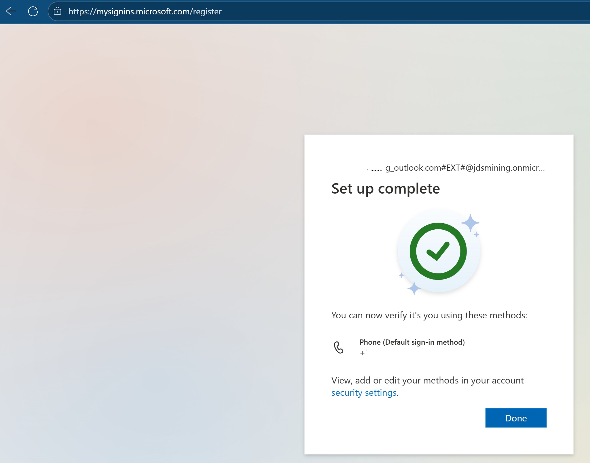 Stuck in "Let's keep your account secure" death loop when trying to ...