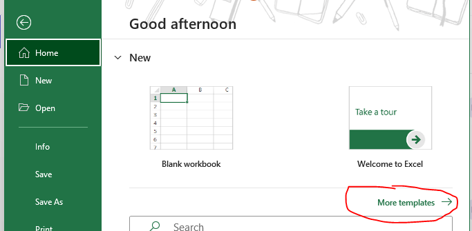 Microsoft excel construction templates - Microsoft Q&A