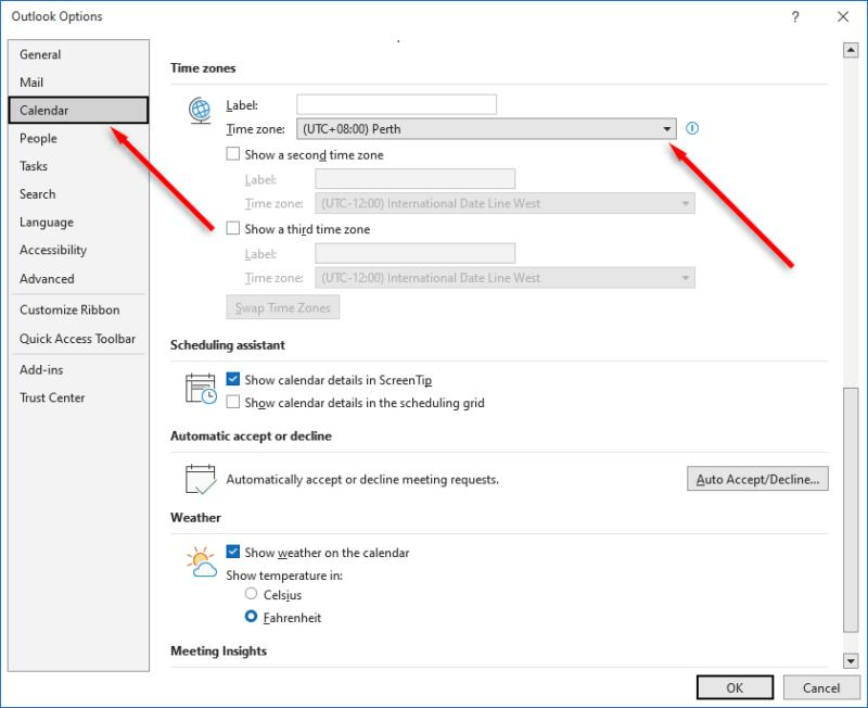 How to make timezone show correctly on Outlook? - Microsoft Q&A