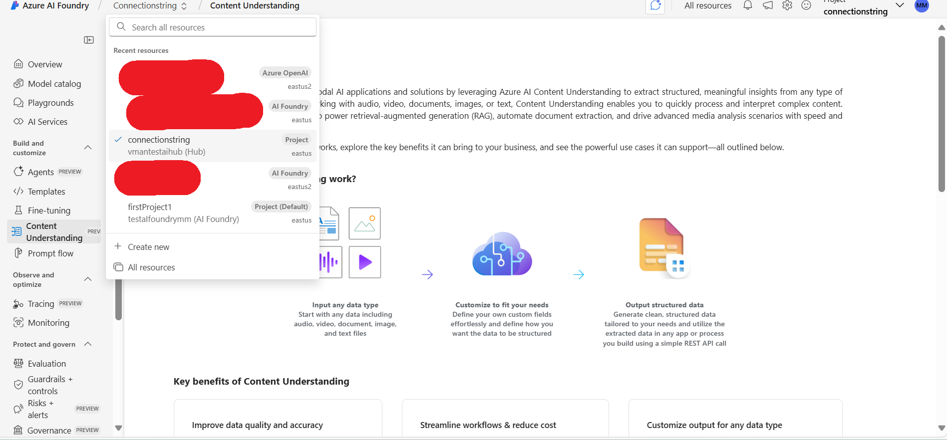 Azure AI Foundry - Missing Content Understanding Pro Mode: Do I Need a New Resource? - Microsoft Q&A