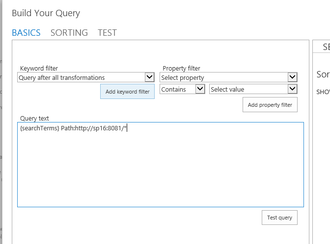 Search results appear only from one web applcation - Microsoft Q&A