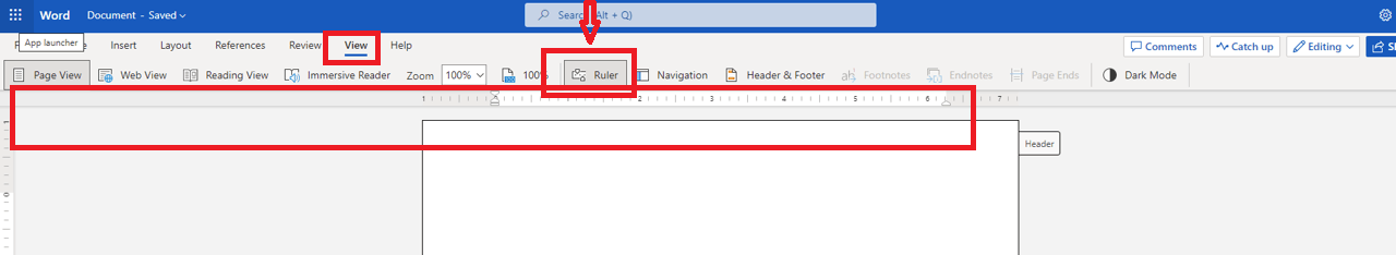 How to Show the Ruler in Microsoft Office 365 Word offline ...